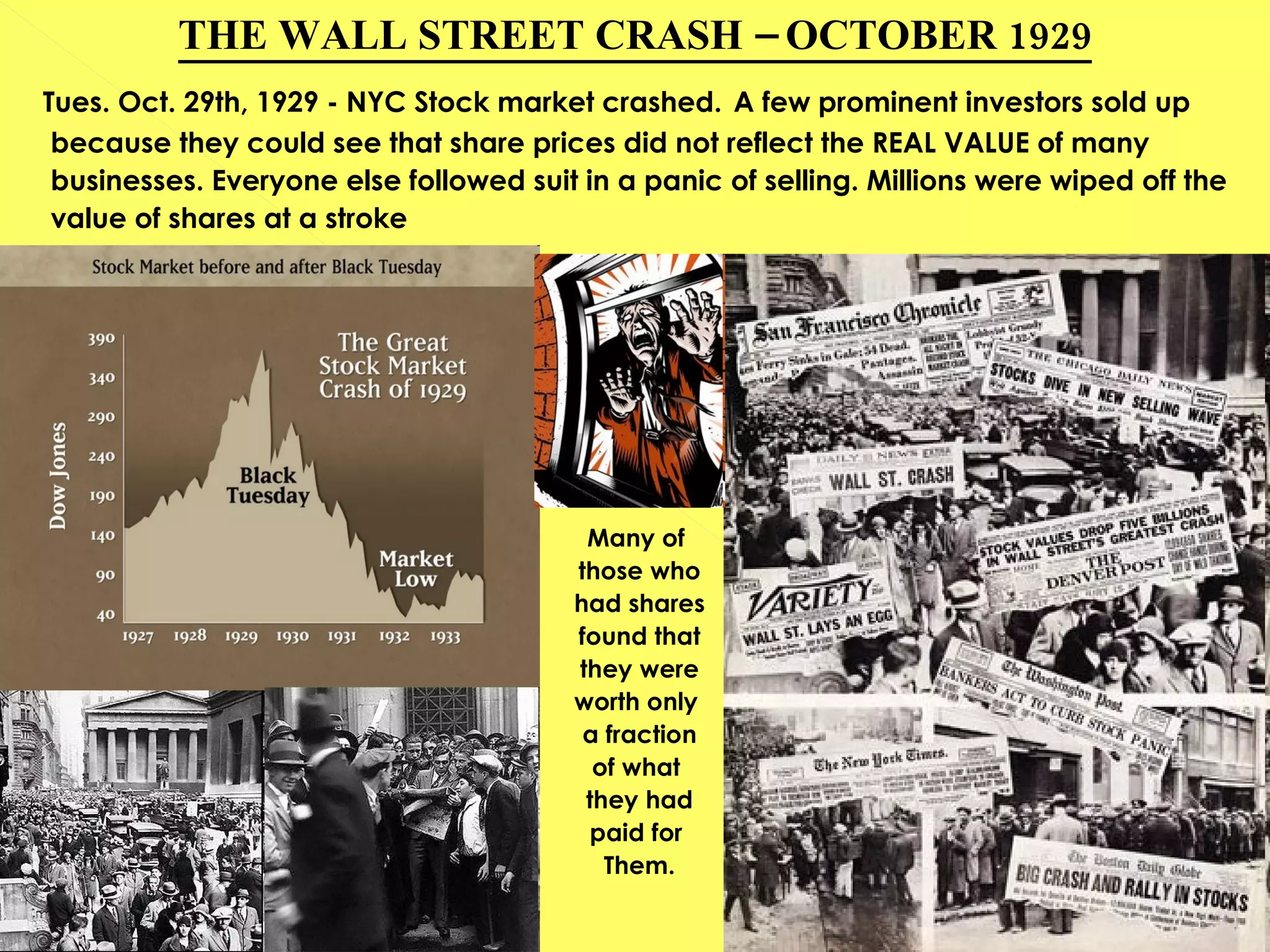 Wall Steet Crash And Depression | PPT