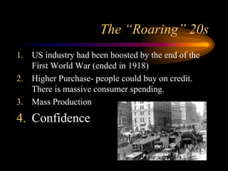 Wallstreet Crash of 1929 | PPTX