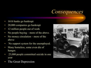 Wallstreet Crash of 1929 | PPTX