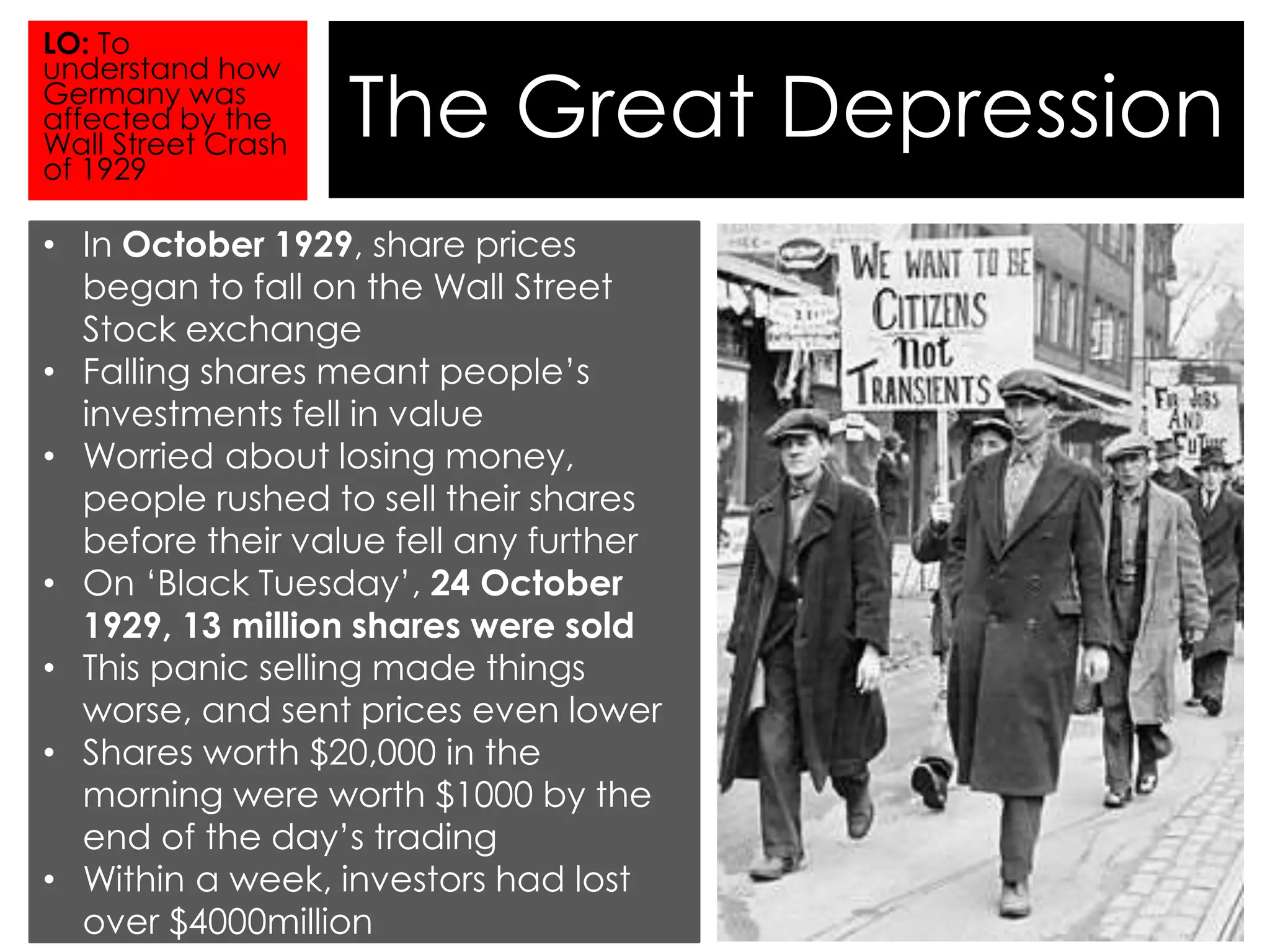 The Great Depression | PPTX