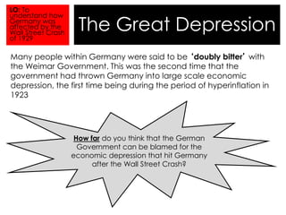 The Great Depression | PPTX