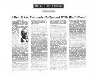 Allen & Co. | Wall Street Journal | PPT