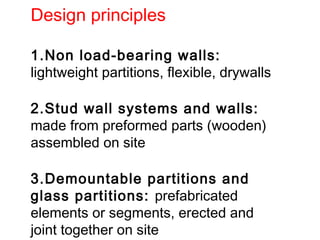 Wall and floor systems for Office spaces | PPT