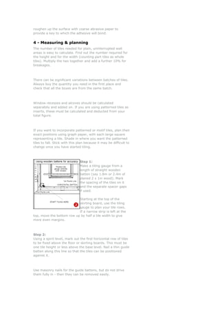 Wall tiling | PDF