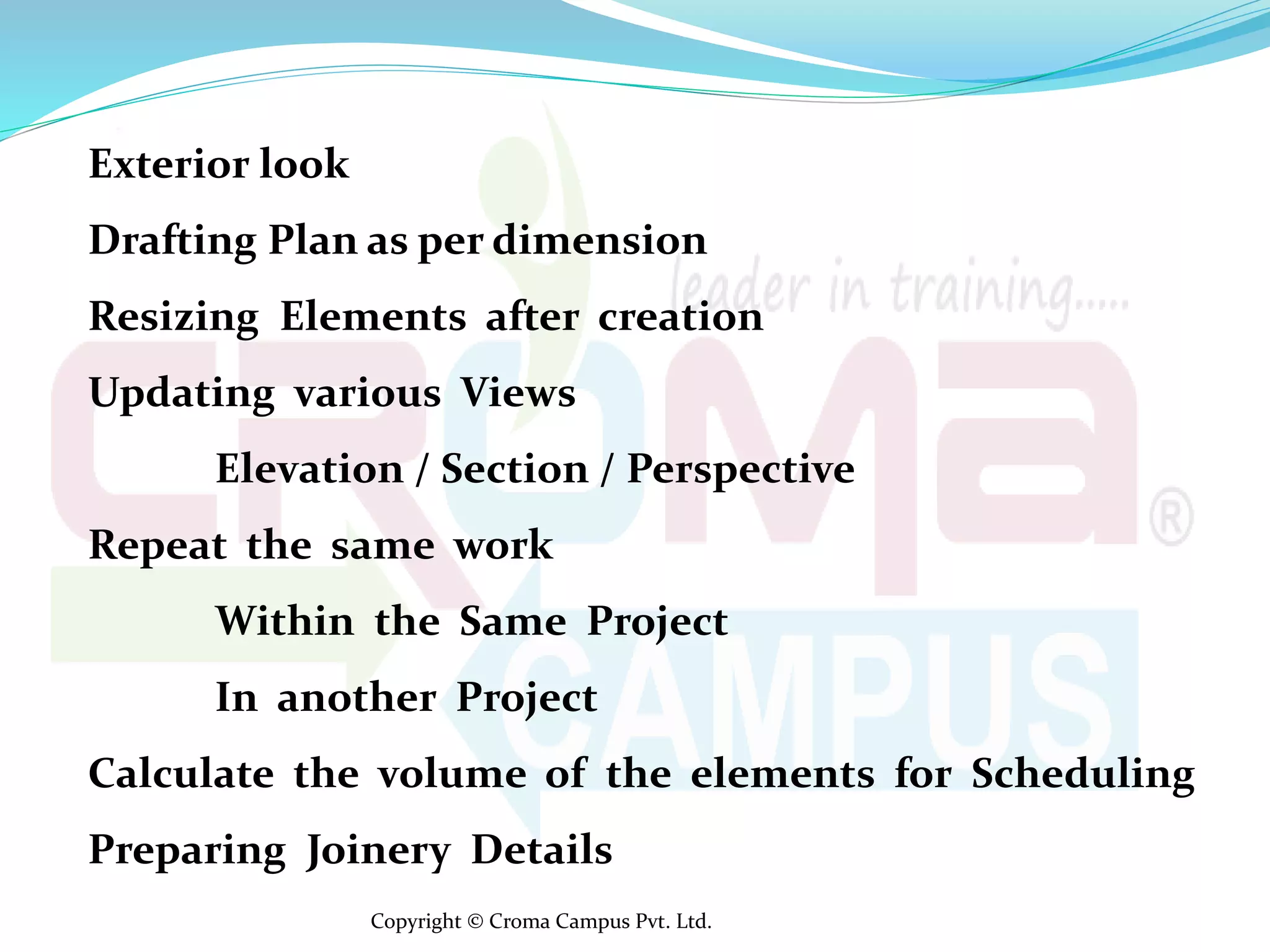 Presentation on Revit Architecture | PDF
