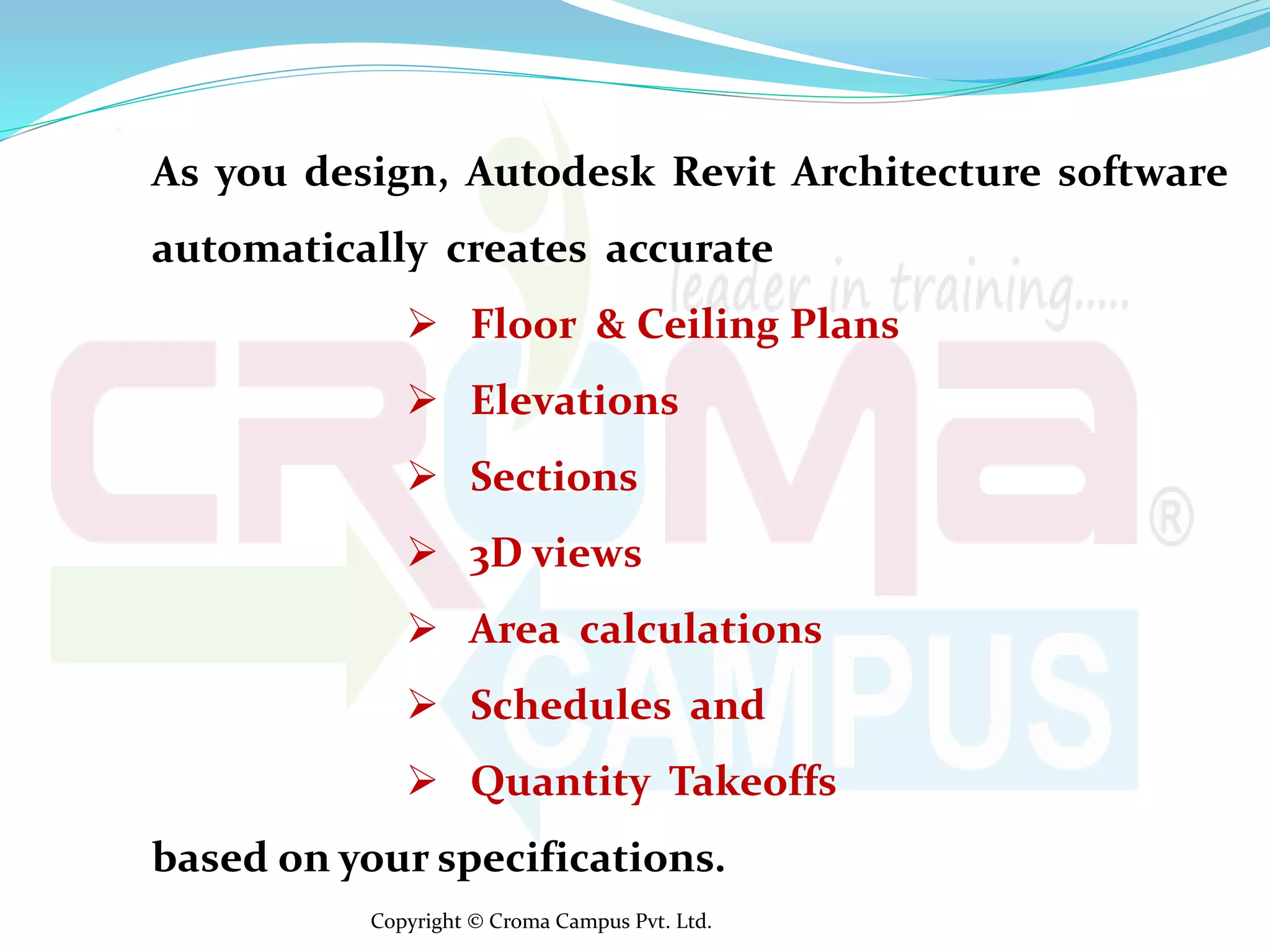 Presentation on Revit Architecture | PDF