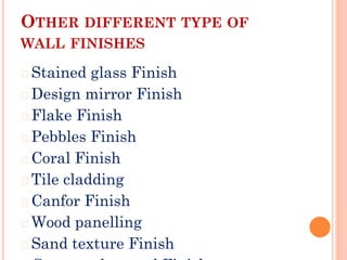Wall treatment | PPTX