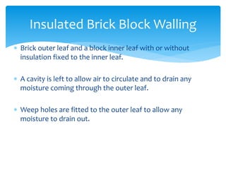 Wall types | PPTX | Interior Decorating | Home & Garden