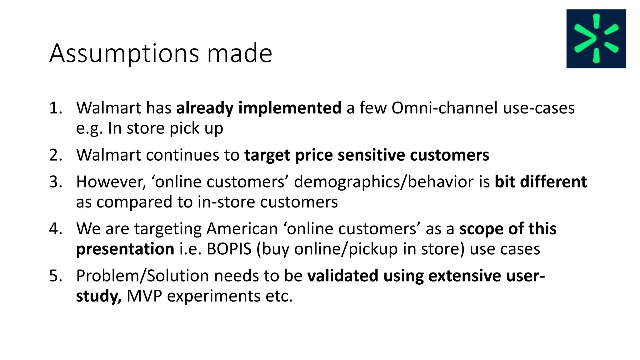 Omni Channel Strategies for Walmart | PPTX