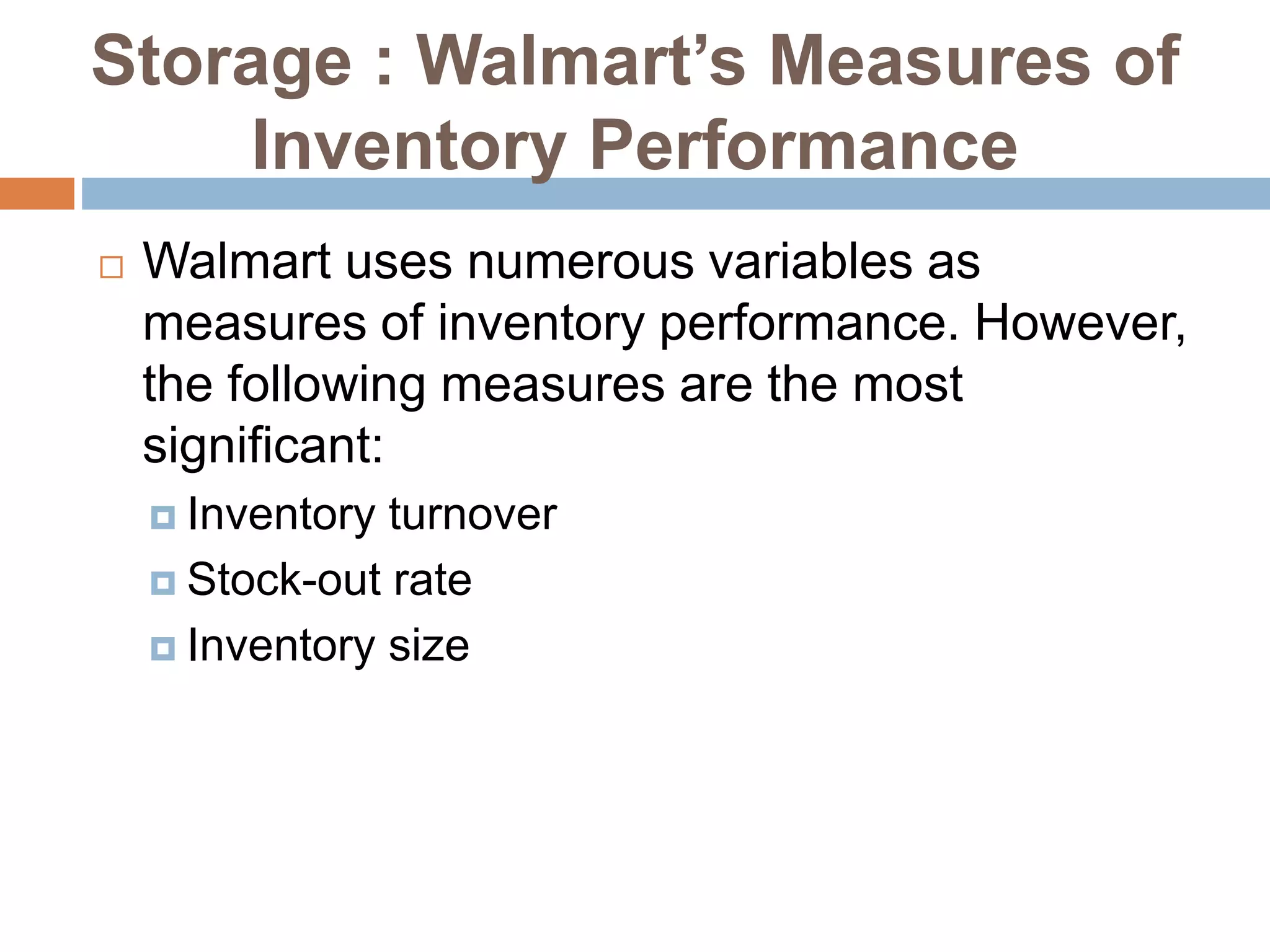 Walmart Operation Management - A slight Overview | PPT | Free Download