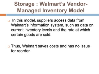 Walmart Operation Management - A slight Overview | PPT
