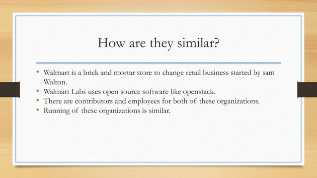 OpenStack at Walmart | PPTX
