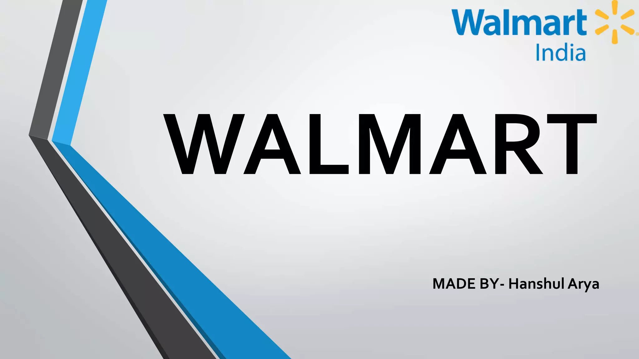 Introduction to Walmart | PPTX