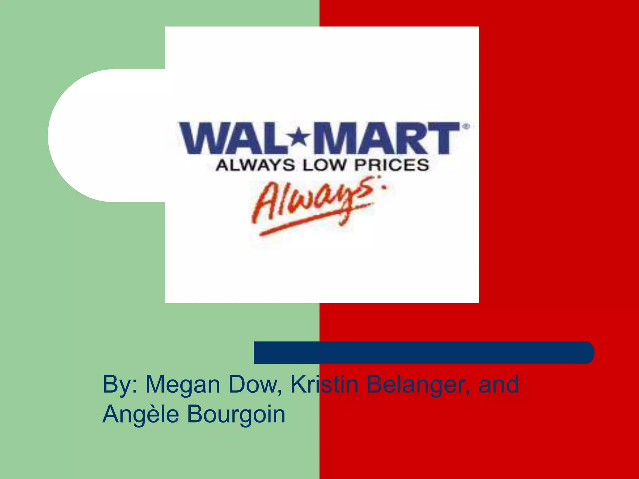 WALMART.ppt | Retail Industry | Industries