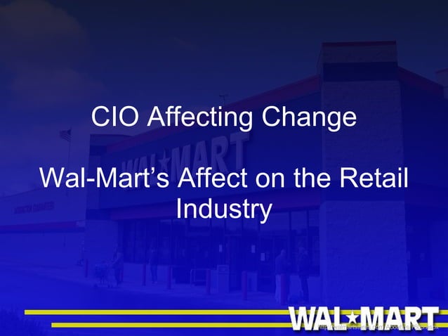 Wal Mart Case Study Part 1 & 3 | PPT | Business | Business and Finance