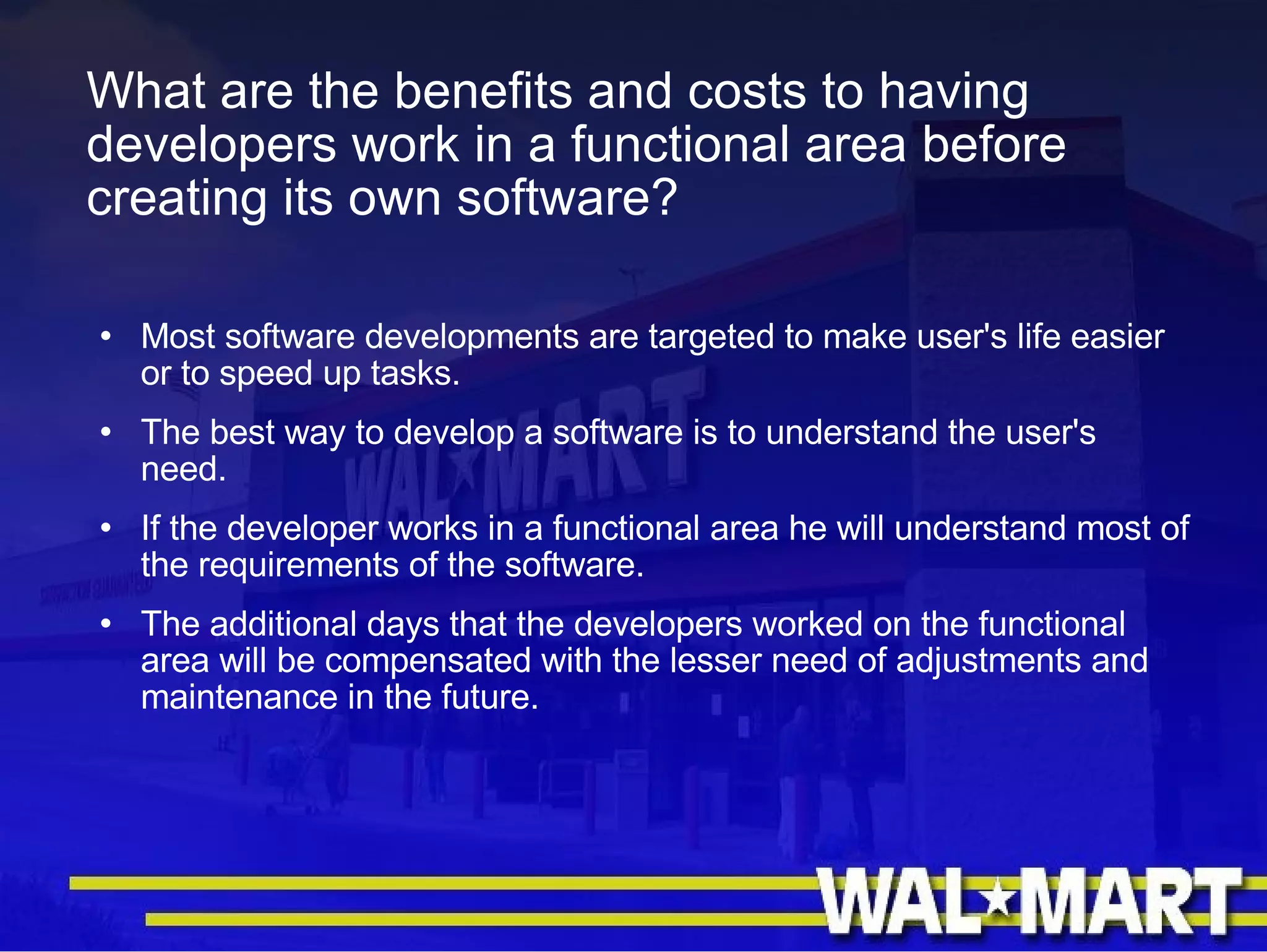 the walmart questions | PPT