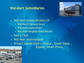 Walmart – Competing In The Global Market | PPT | Retail Industry ...