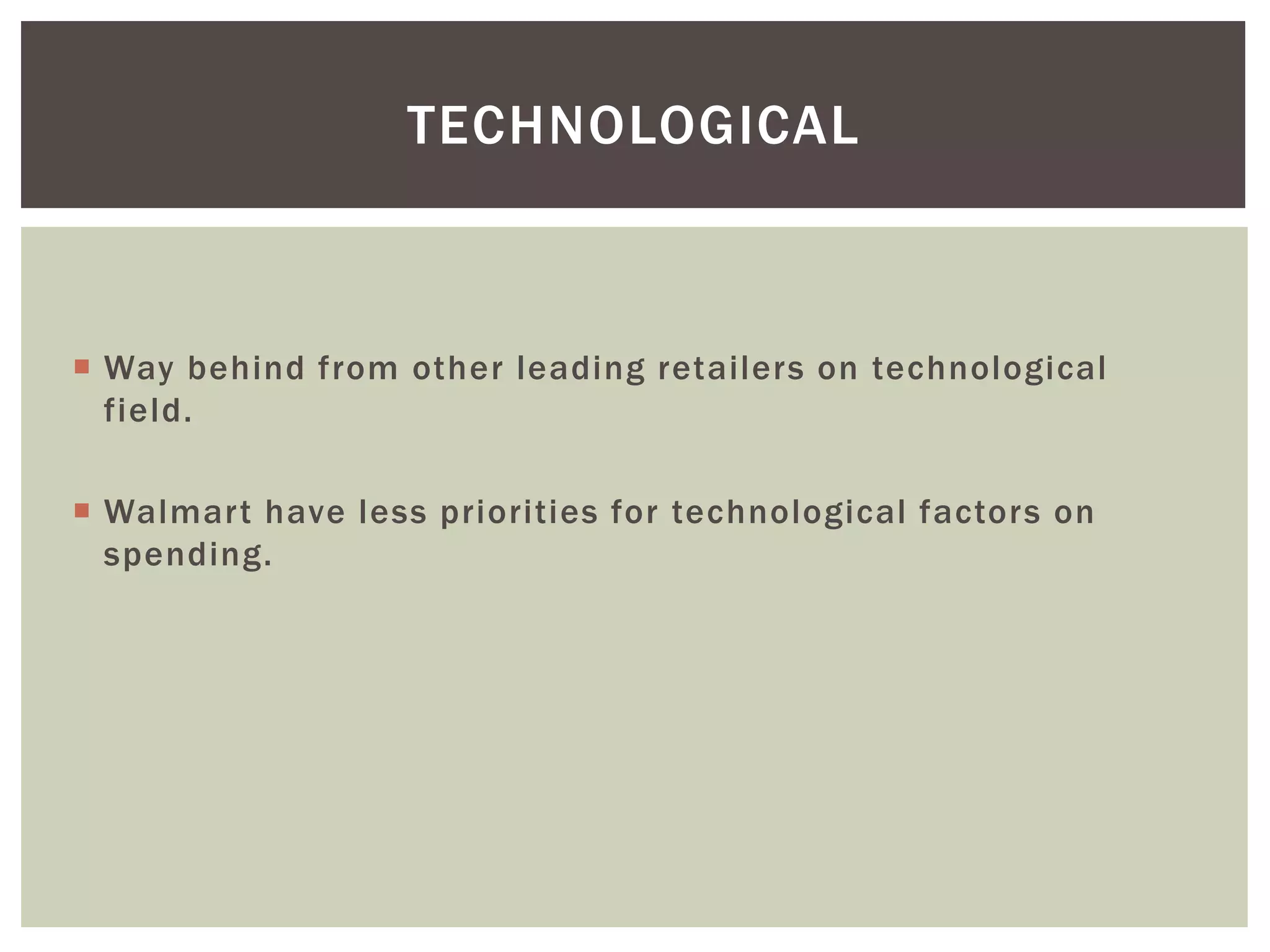 Walmart PESTLE Analysis. | PPTX
