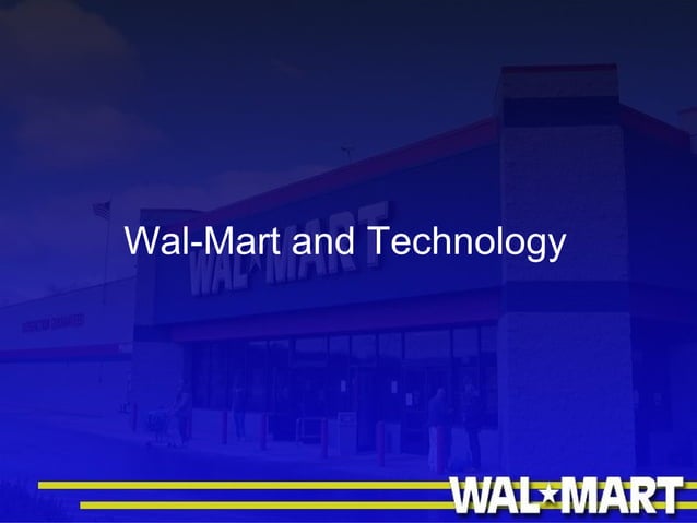 Walmart Specific Questions | PPT
