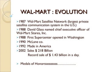Walmart The Nation Of Domination WAL mart strategies in china | PPT