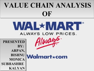 Walmart value chain-analysis | PPT
