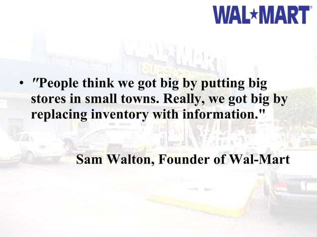 Walmart value chain-analysis | PPT