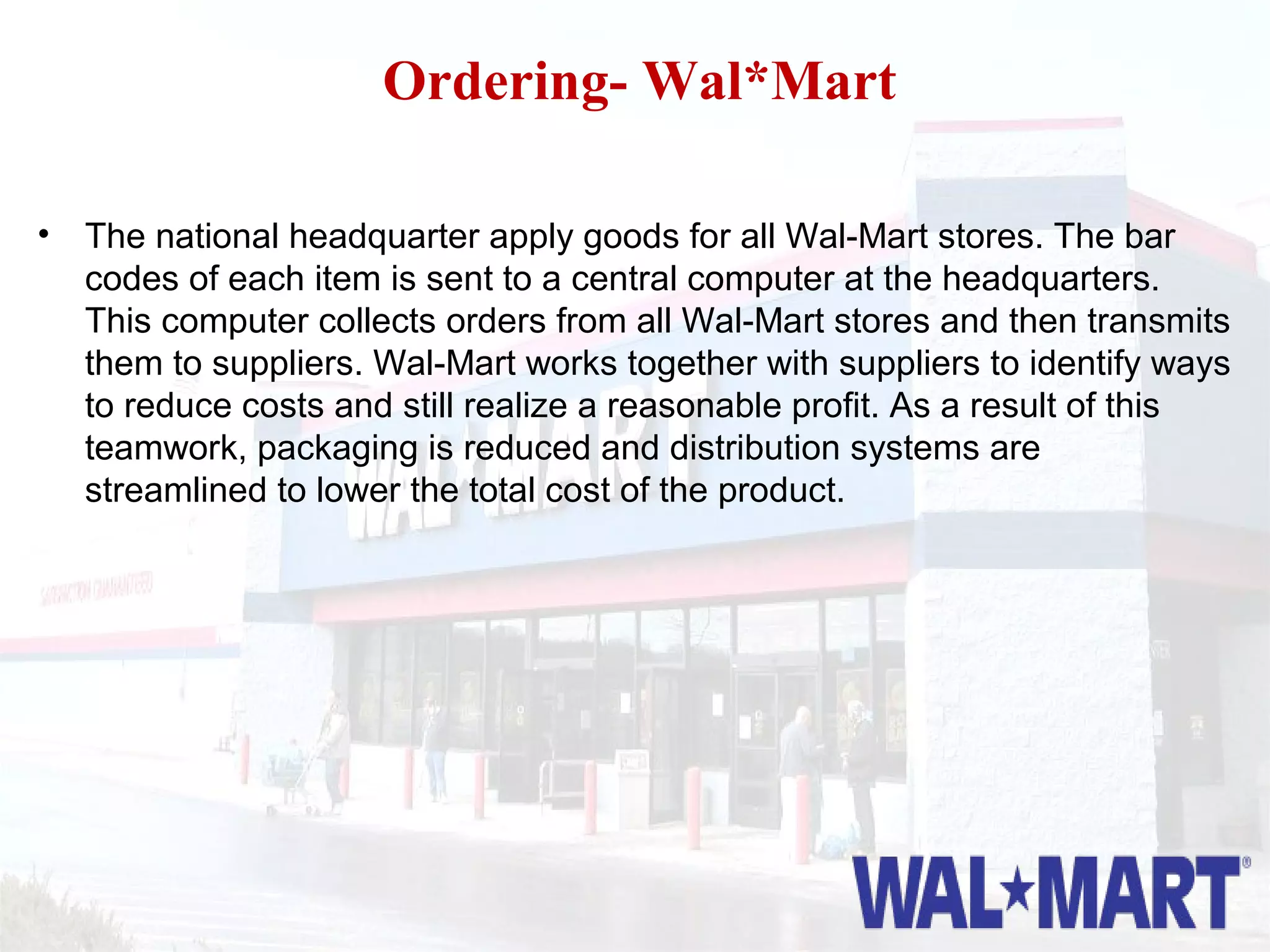 Walmart value chain analysis | PPT | Retail Industry | Industries