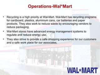 Walmart value chain analysis | PPT | Retail Industry | Industries