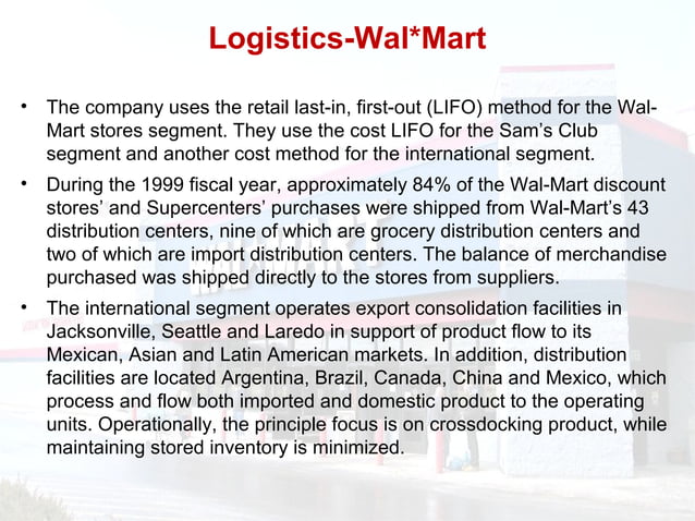 Walmart value chain analysis | PPT | Retail Industry | Industries