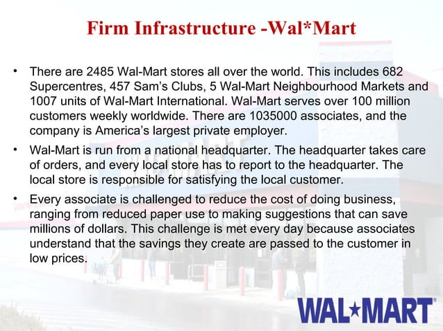 Walmart value chain analysis | PPT | Retail Industry | Industries