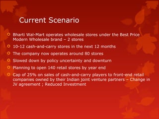 Walmart and Bharti : Transforming Retail in India | PPT