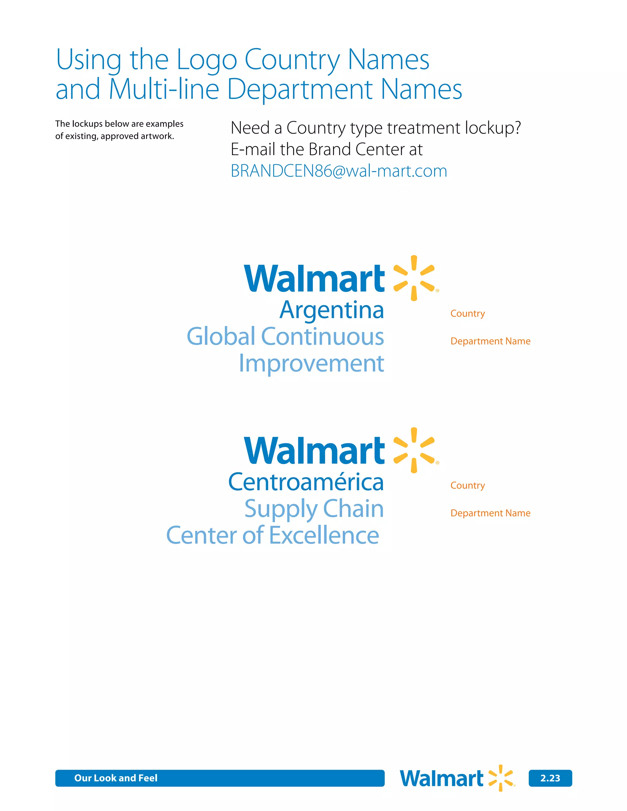 Walmart brand guidelines | PDF