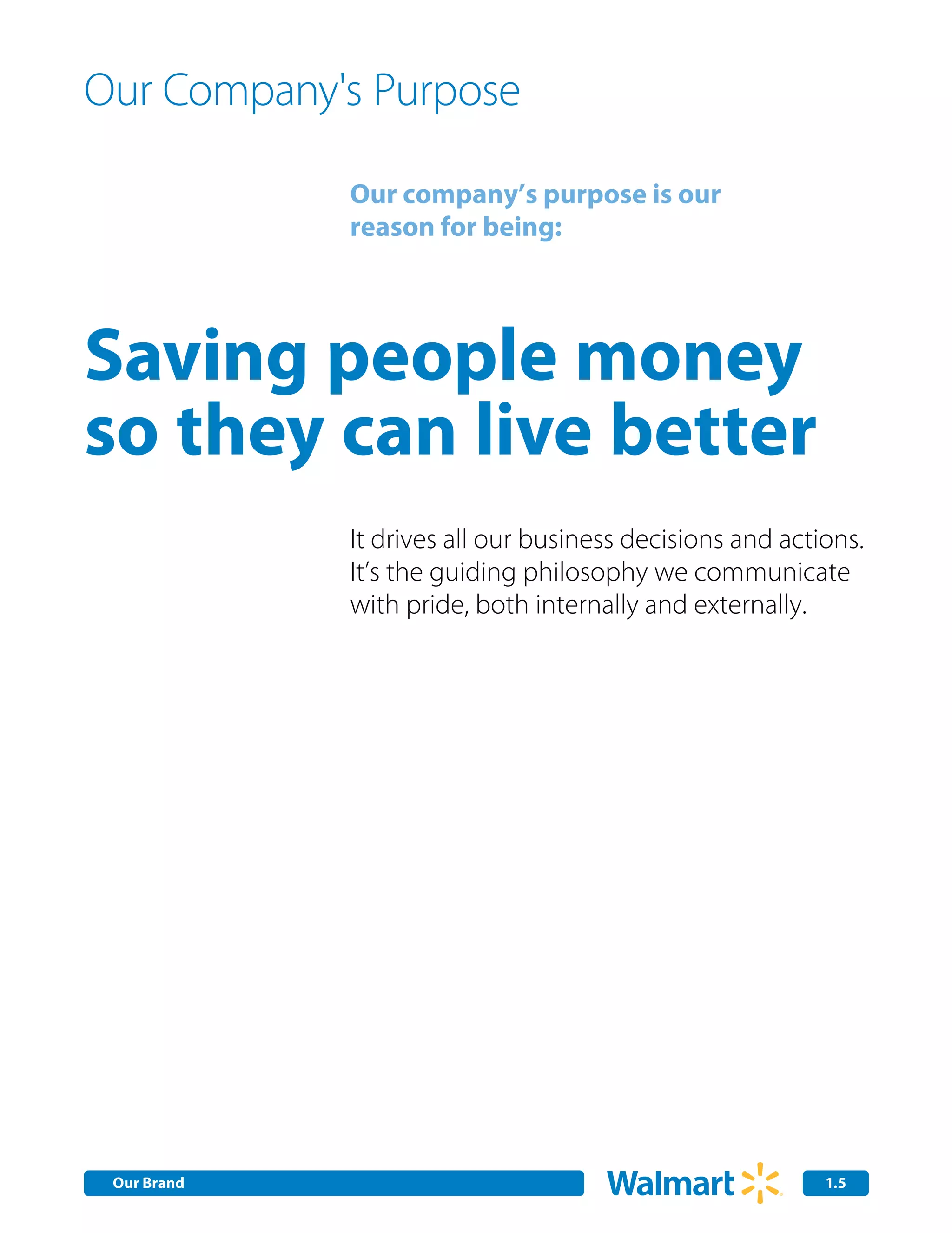 Walmart brand guidelines | PDF