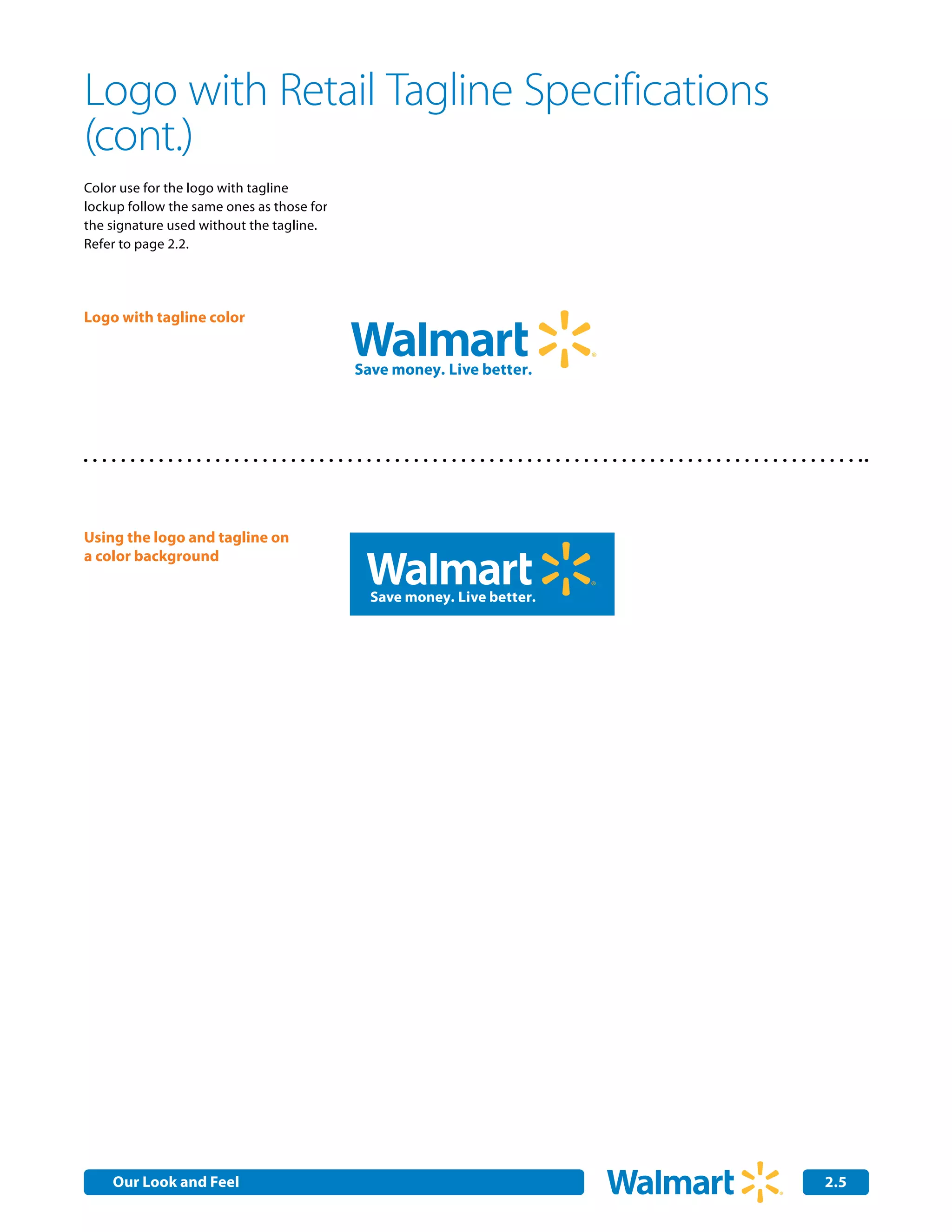 Walmart Brand Guidelines | PDF