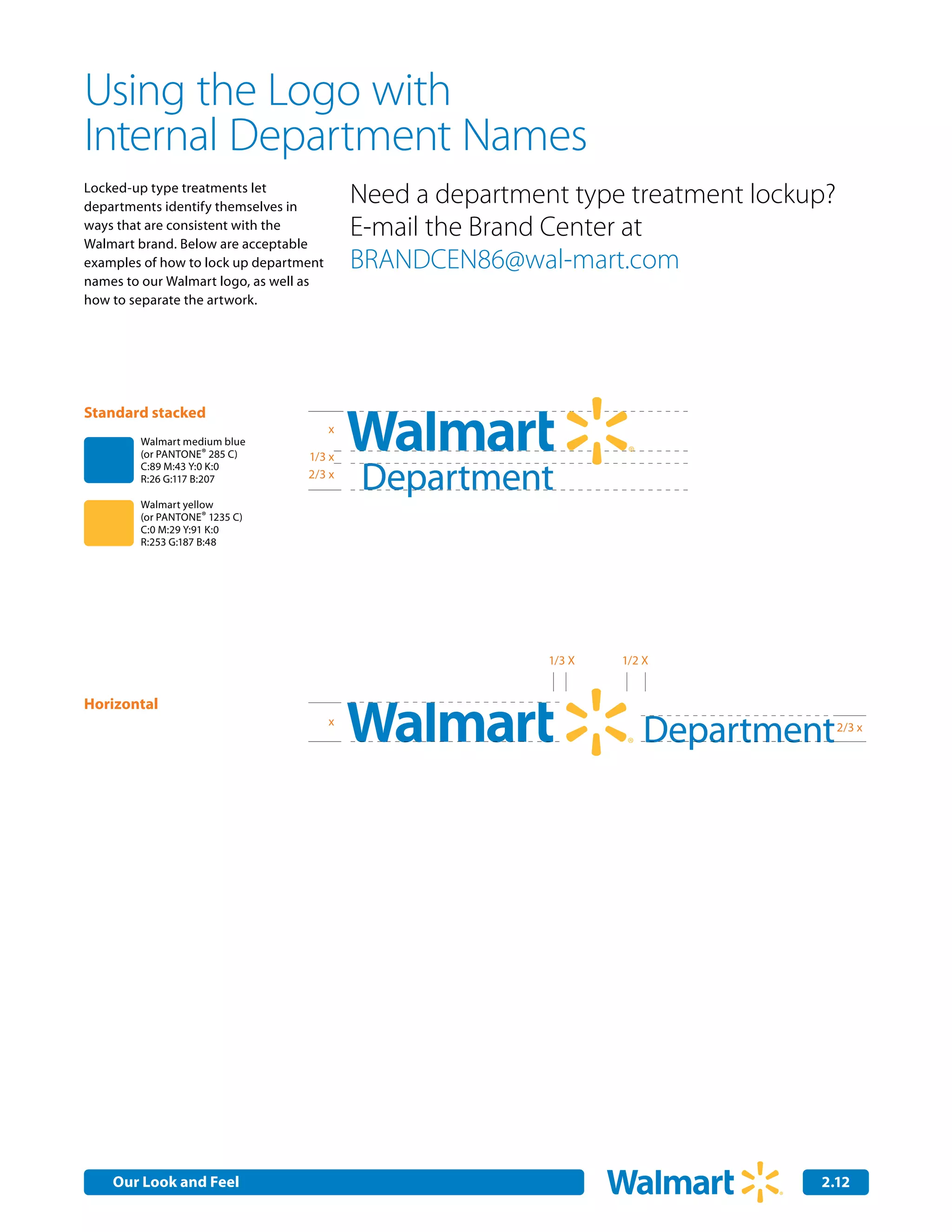 Walmart Brand Guidelines | PDF