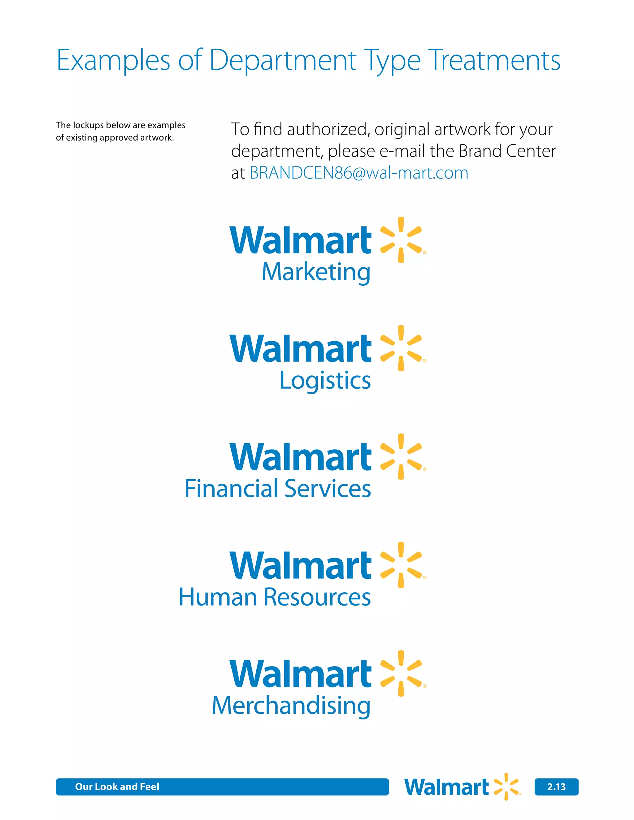 Walmart Brand Guidelines | PDF