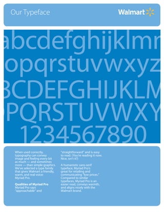 Walmart Brand Guidelines | PDF