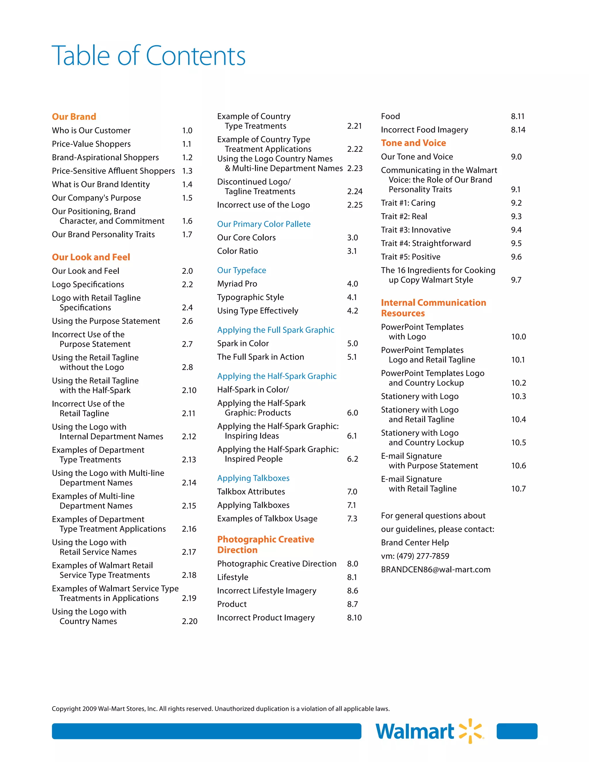 Walmart Brand Guidelines | PDF