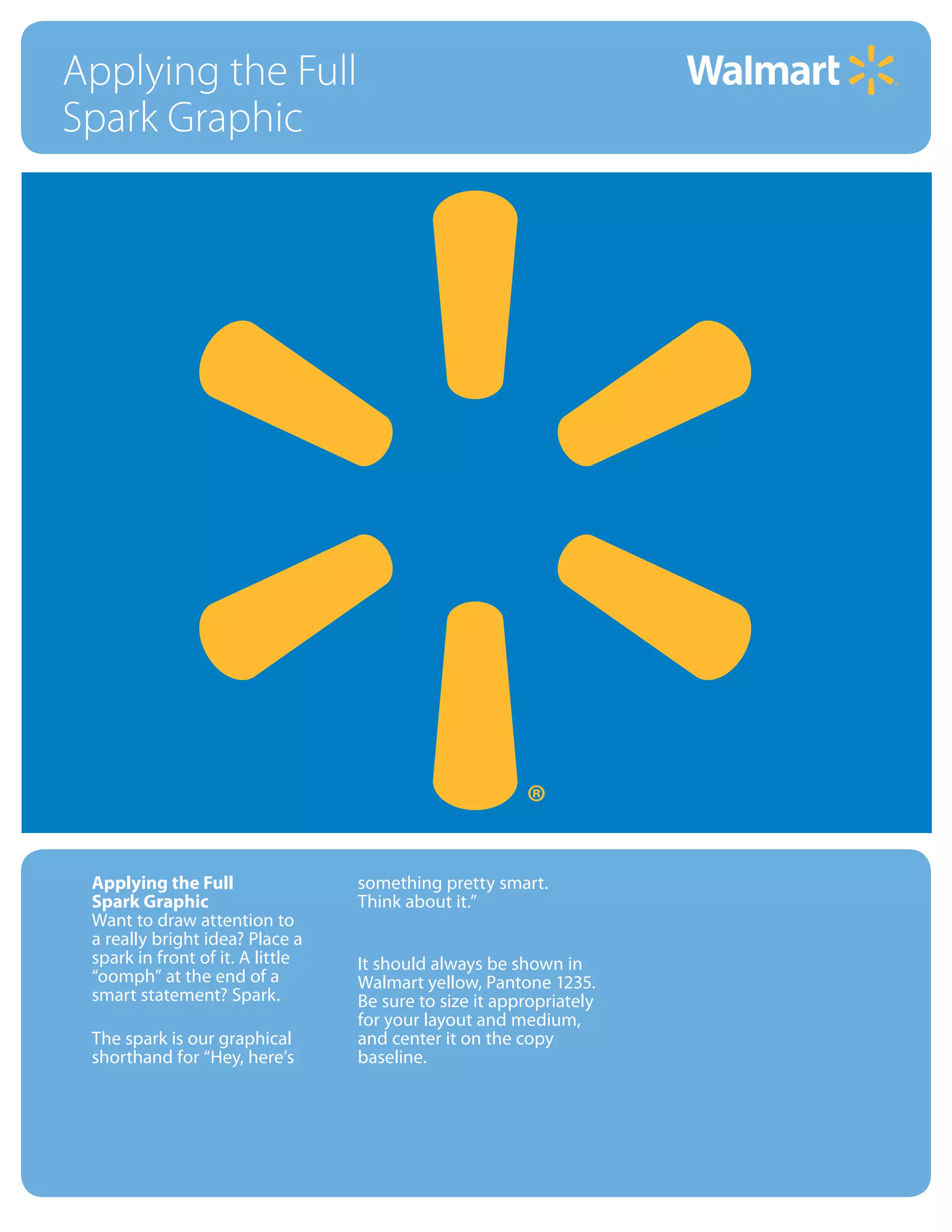 Walmart Brand Guidelines | PDF