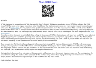 Walmart China Essay | PPT