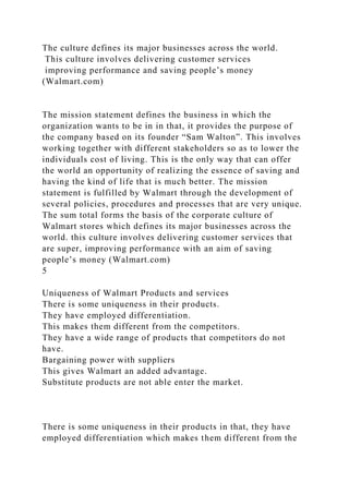 Walmart CompanyWalmart Mission StatementRichard K. Hairston.docx ...