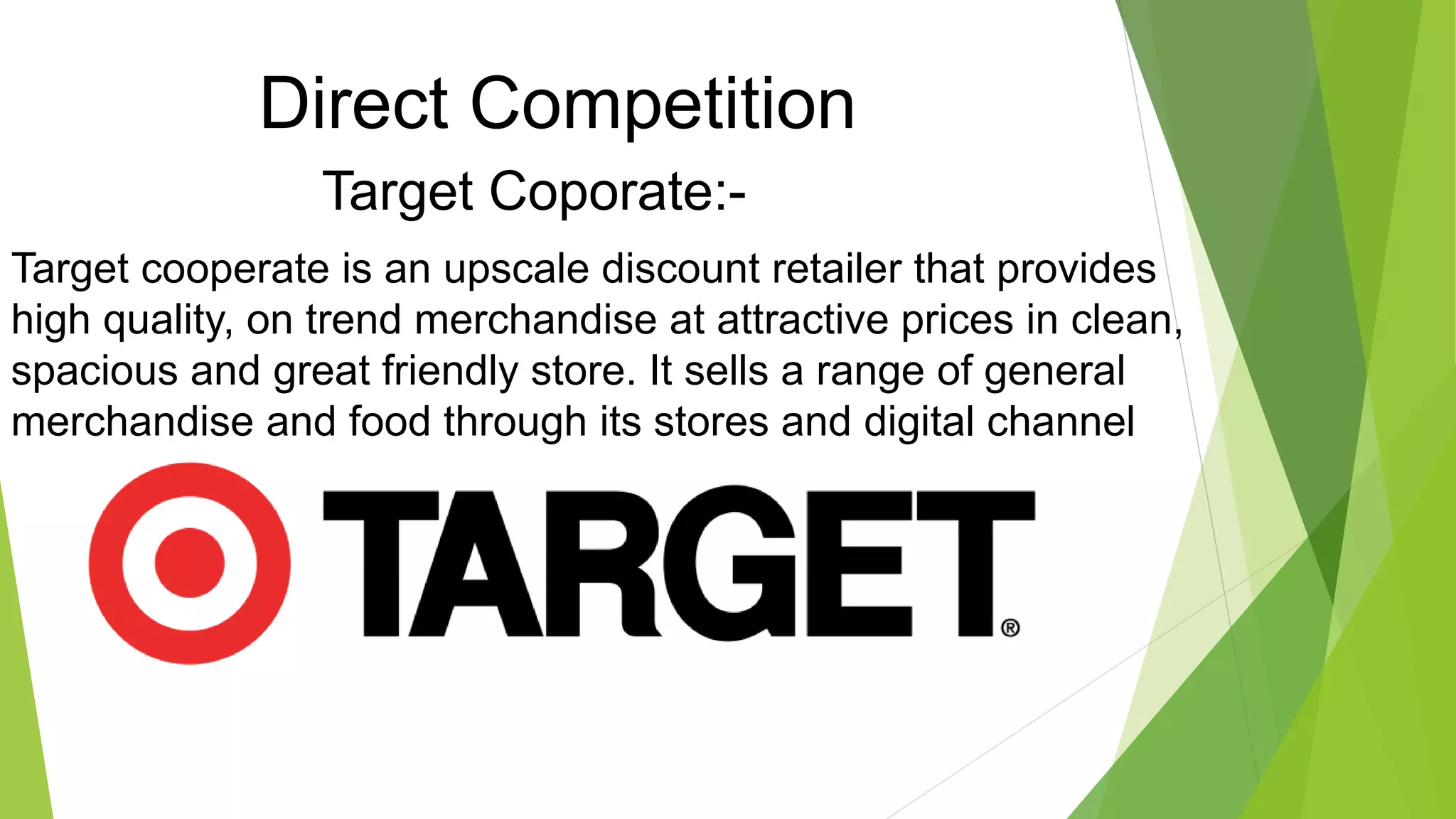 Walmart competitor map | PPTX