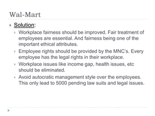 Walmart - Corporate Governance | PPT