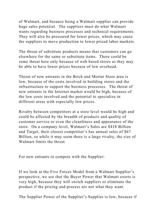 Walmart ExampleWe will use Walmart as an example to illustra.docx