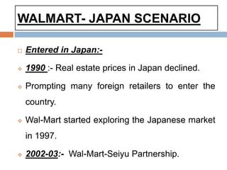 wal-mart in Japan | PPTX