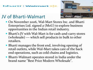 Walmart in India | PPTX