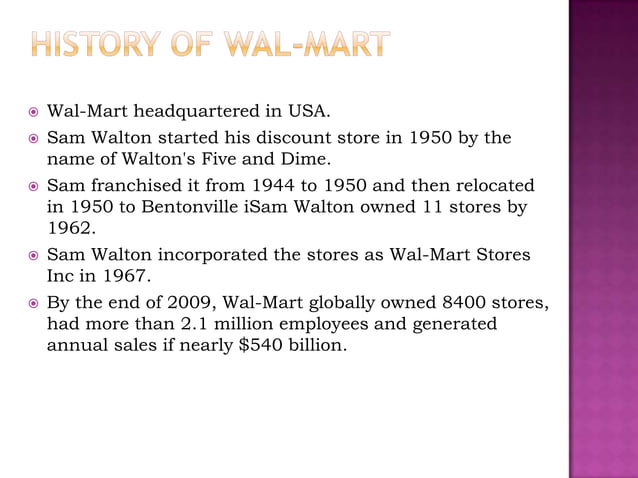 Walmart in Pakistan | PPTX