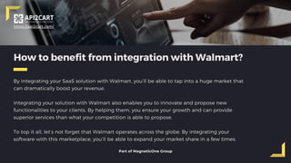 Walmart Integration: Main Advantages for SaaS APP Providers | PDF