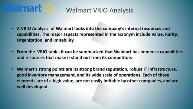 Walmart Internal Analysis.edited.pptx | Business Accounting & Finance ...
