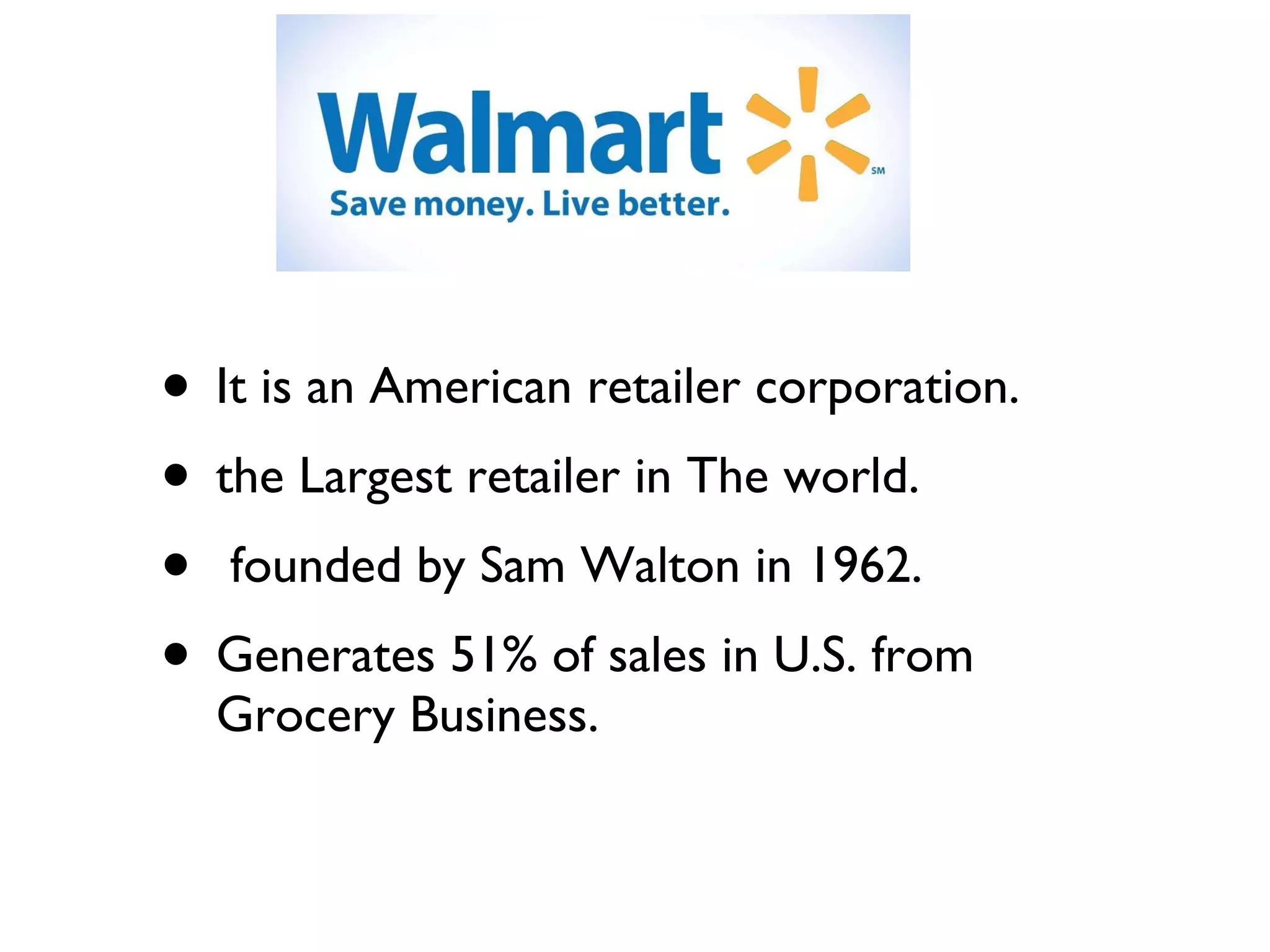 Walmart marketing plan | PPT